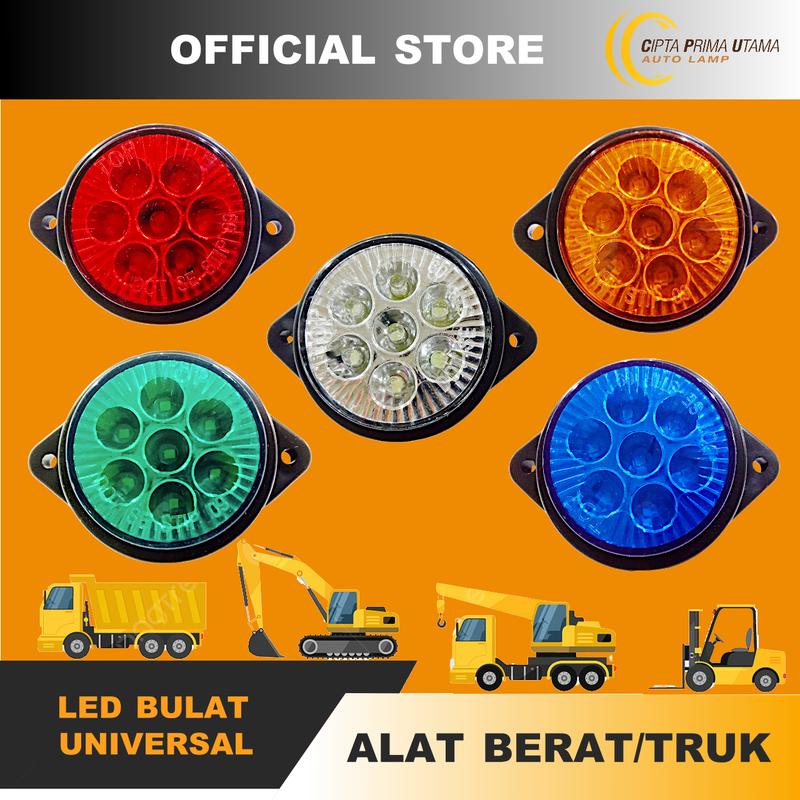 CPU - Lampu LED Bulat Mata Kucing Mobil Truk Forklift Alat Berat - Shop ...