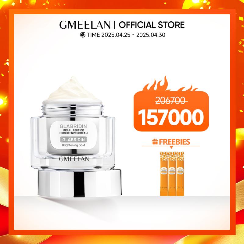 [New Launch] Gmeelan Glabridin Pearl Peptide Brightening Cream - Shop | Tokopedia