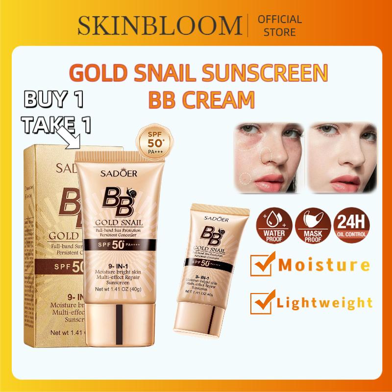 SUNSCREEN BB CREAM FOUNDATION, SADOER, Krim Muka, Warna Emas - TikTok ...