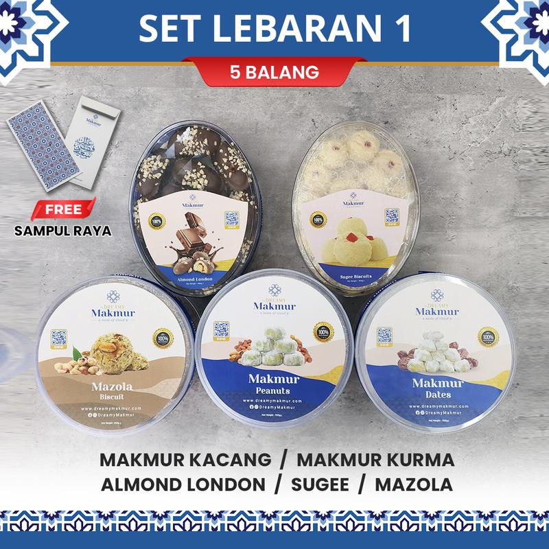Set Lebaran 2025 - Kuih Raya Premium By Dreamy Makmur - Cookies ...