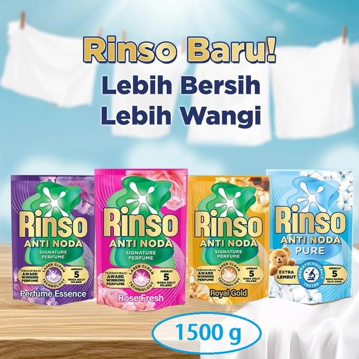Promo Rinso ANTI NODA Detergent Cair Konsentrat all VARIAN Rose ...