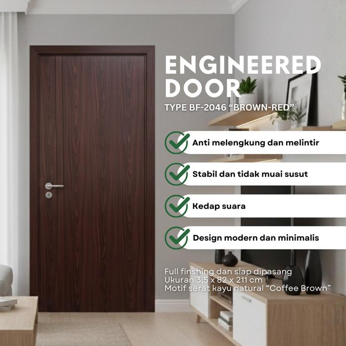 Jual Pintu Kamar & Pintu Ruangan - Pintu Kayu Engineering PVC Sheet ...