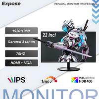 Promo Kantor Desain IPS Monitor PC Monitor 19/22/24/27 inch Flat ...