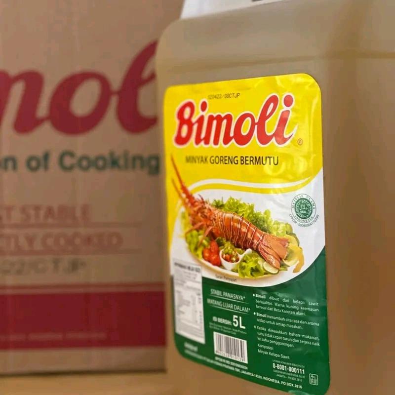 Minyak Goreng Bimoli 5 liter jerigen Oil Botol Kelapa Berat 5Kg - Shop ...