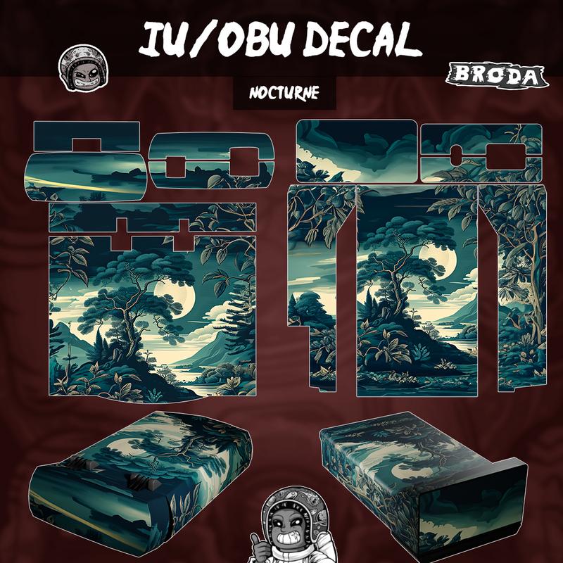 Motorbike Slim IU OBU Sticker Waterproof "Nocturne" - TikTok Shop Singapore