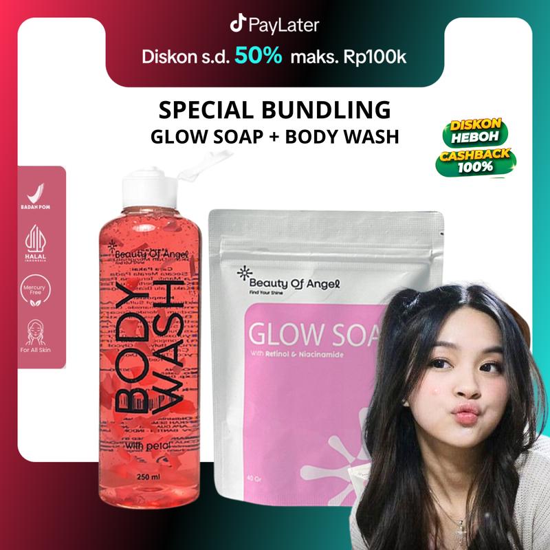 [BISA COD] Promo Terbatas Beauty of Angel Body Wash + Glow Soap - Shop ...