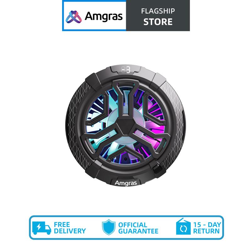 Amgras iceWorld Pro Phone Cooler gaming Mute Dissipate Fan Cooling ...