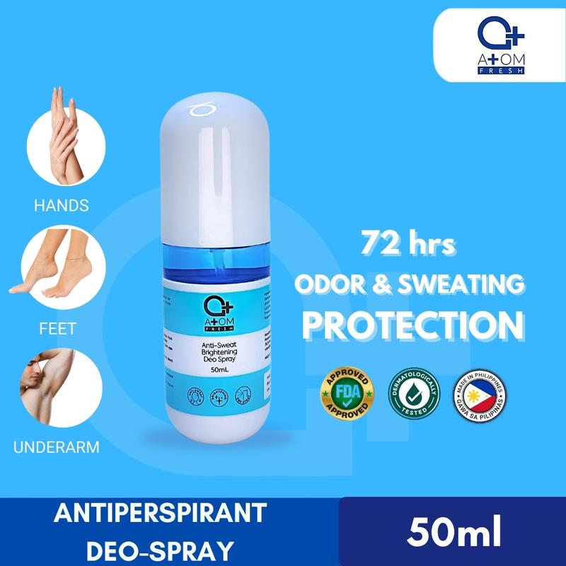 Atom Fresh Anti Sweat Brightening Deo Spray with Niacinamide - TikTok ...