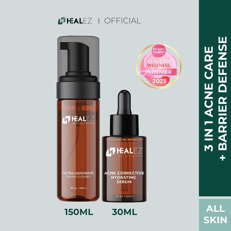 HEALEZ Clear Skin Essentials Kit - Includes: Calming Cleanse - TikTok ...