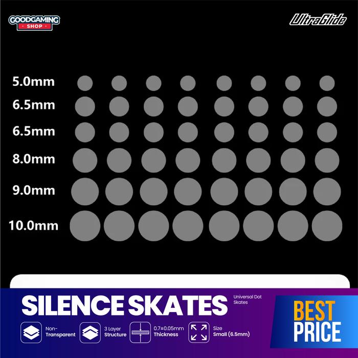 Promo Ultraglide Dot Glide Universal DIY Small Round Dots Mouse Skates ...
