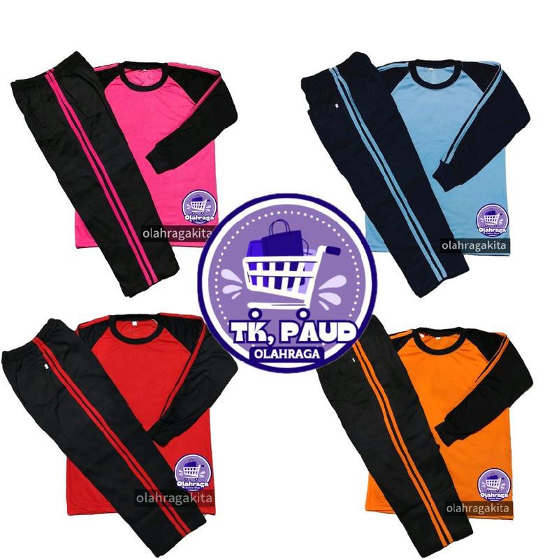 setelan baju olahraga anak TK PAUD - Shop | Tokopedia