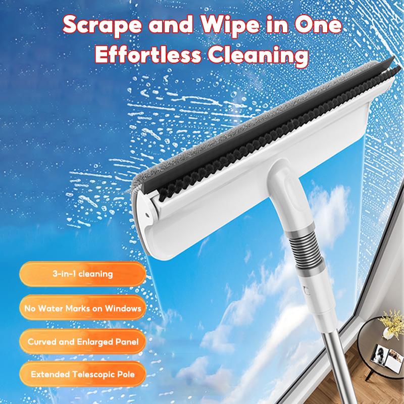 VILEDA Multifunctional Window Cleaner Wiper Long Handle Brus - TikTok ...