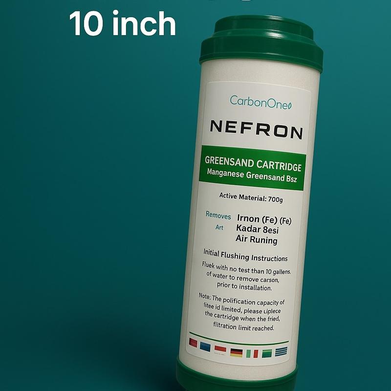 Mangan Manganese Greensand Besi Cartridge Filter 10 In Nefron - Shop ...