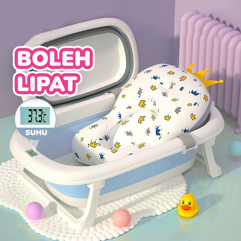 Newborn Baby Bath Tub To Children Kids Bathtub Foldable Non-Slip ...