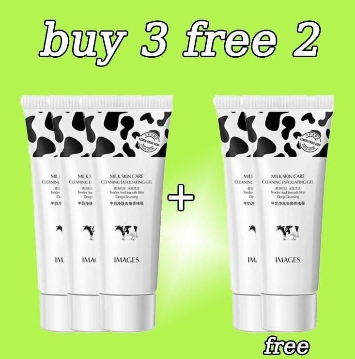 [COD]buy 3 free 2 Peeling Gel Muka Badan Exfoliating Scrub MilkSkincare ...