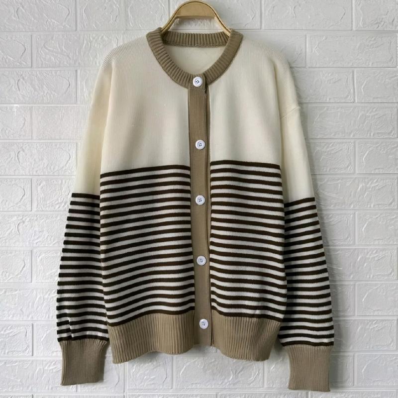 NOVA ASILLA SWEATER CARDIGAN SETRIPE KNITWEAR ATASAN RAJUT WANITA ...