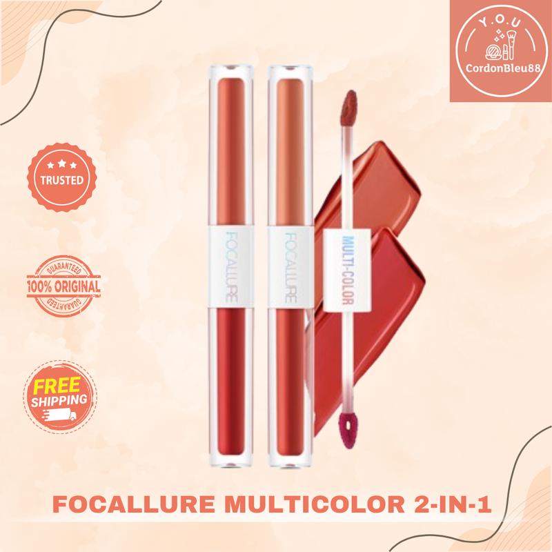FOCALLURE 2 In 1 Liquid Lipstick Matte Dual Stick Tahan Lama - Shop ...