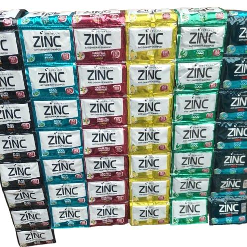 SHAMPOO ZINC Sampo 10ml 1 Renceng isi 12 sachet 24pcs Anti Dandruff ...