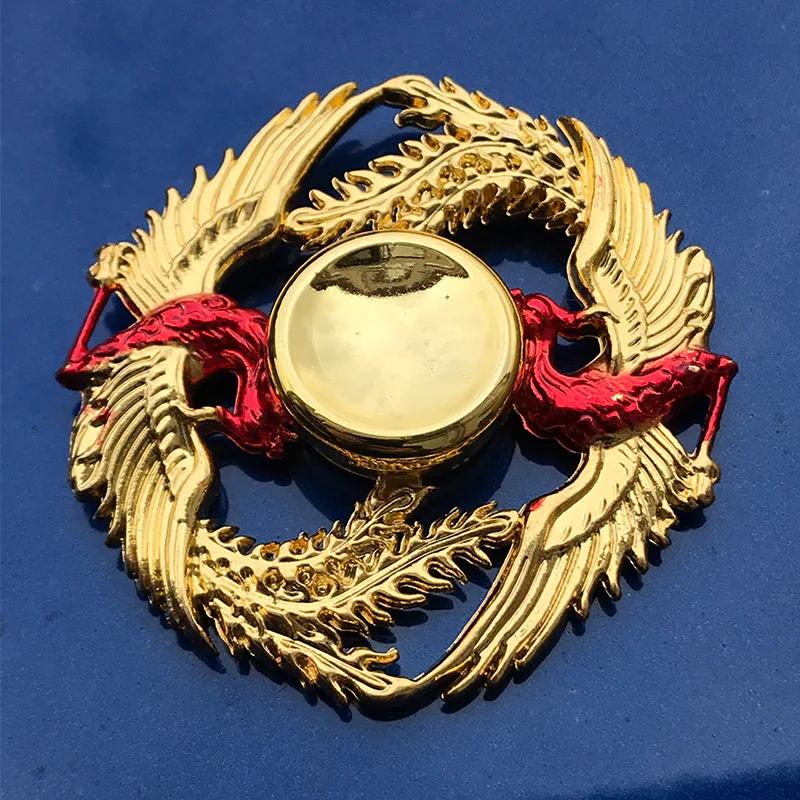 New Fidget Spinner Metal Mobile Phone Game Series Finger Spinner Relief ...