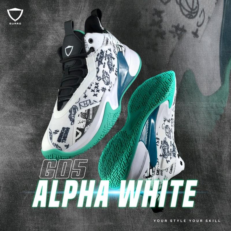 Sepatu Basket Guard Gd5 Alpha White - Shop | Tokopedia