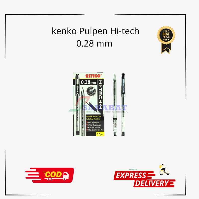 KENKO PULPEN HI- TECH 0,28 / KENKO PULPEN MURAH / SATU PAK ISI - Shop ...
