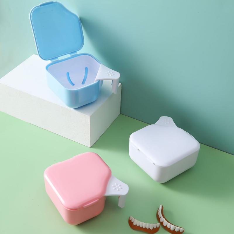 Box Gigi Palsu Kotak Penyimpanan Gigi PalsuTempat Gigi Palsu Travel Box ...