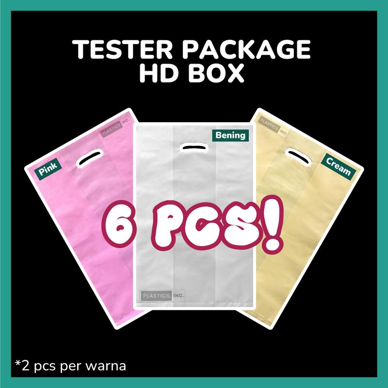 Tester Kantong Plastik HD Box Makanan Dove/ Kresek Kemasan/ Bungkus ...