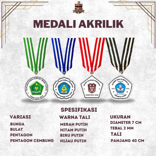 Medali Akrilik Sticker Custom | Penghargaan | Olimpiade | Kelulusan ...