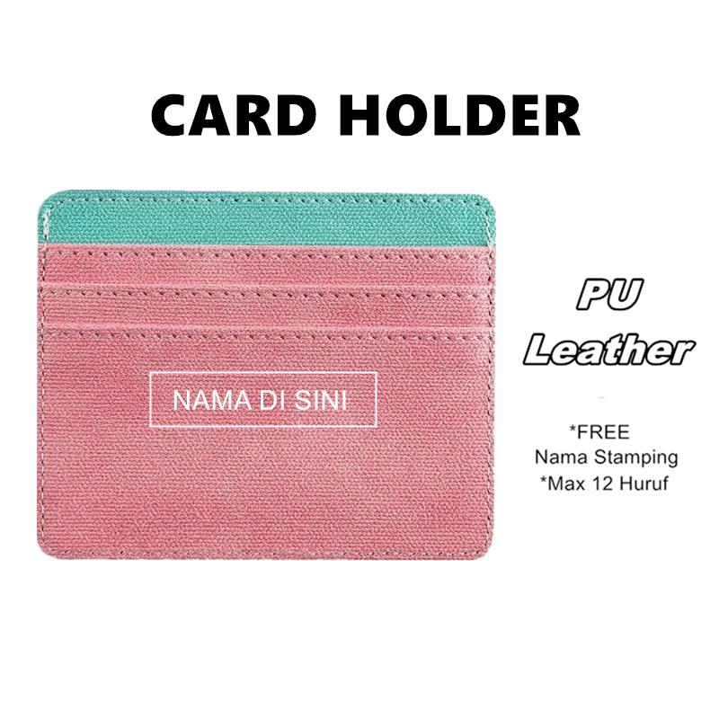 [FREE Cetak Nama] Fashion wallet card holder wallet ukirnama - TikTok ...