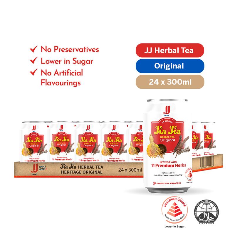 Jia Jia Herbal Tea Heritage Original 300ml x 24cans - TikTok Shop Singapore