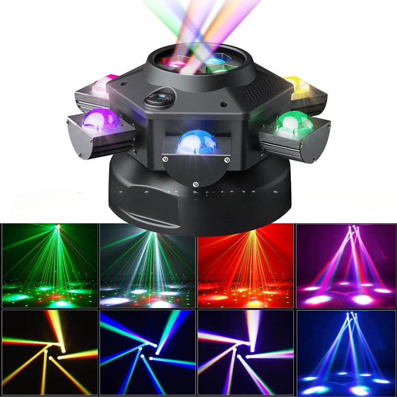 150W Moving Head DJ Lights 6 Arms Party Lights RGBW 4IN1 LED Stage ...