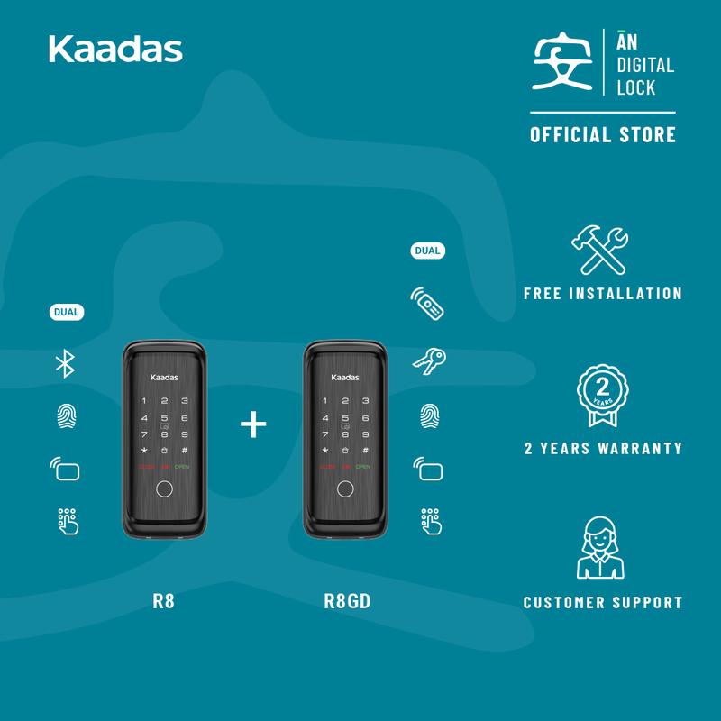Kaadas R8 Digital Door Lock + Kaadas R8GD Digital Gate Lock - TikTok ...