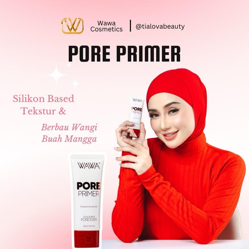 WAWA PORE PRIMER | PRIMER WAWA COSMETIC - TikTok Shop Malaysia