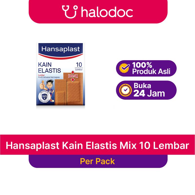 Hansaplast Kain Elastis 10 Lembar - Plester luka - Shop | Tokopedia