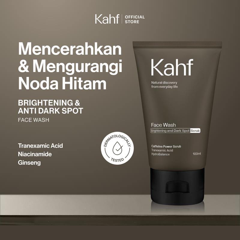 Kahf Face Wash Brightening and Dark Spot Scrub 100 ml - Sabu - Shop ...