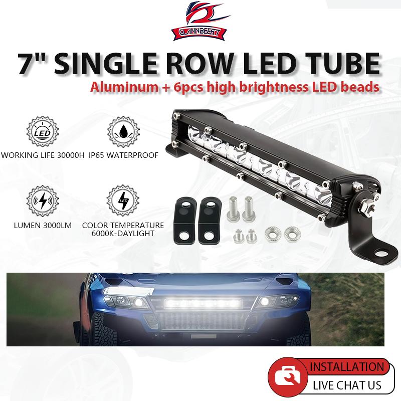Manik Lampu Bar Lampu Auto, 7 inci / 17.78cm, Ultra-nipis da - TikTok ...