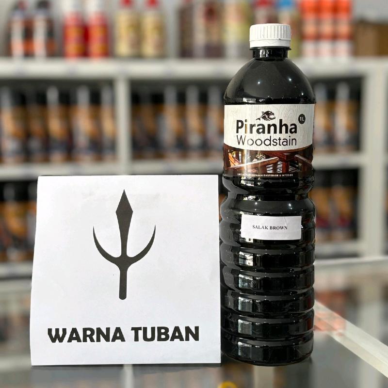 Piranha Woodstain 1 Liter / Politur Kayu / Pewarna Kayu / Plitur Kayu ...