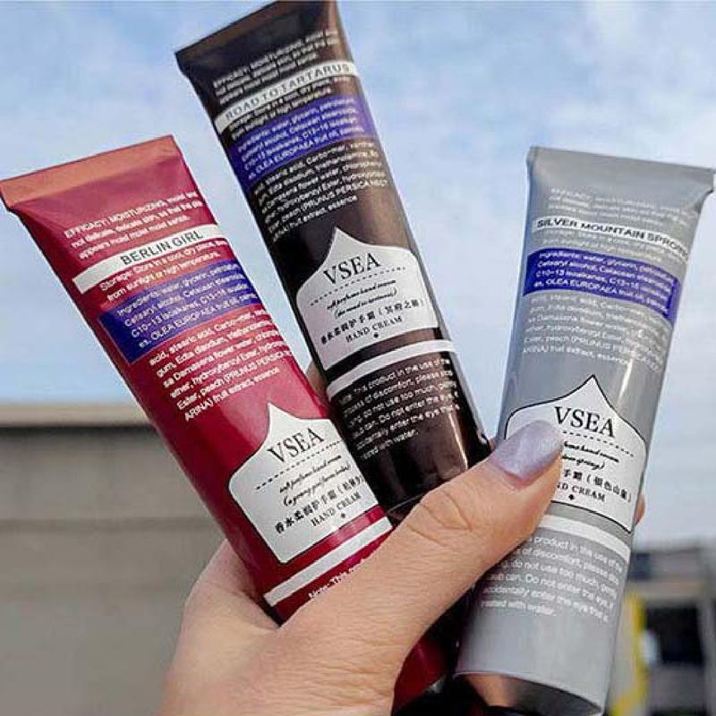 【Gift Box】3 pcs in Box Fragrance Hand Cream Berlin Girl, Sliver ...