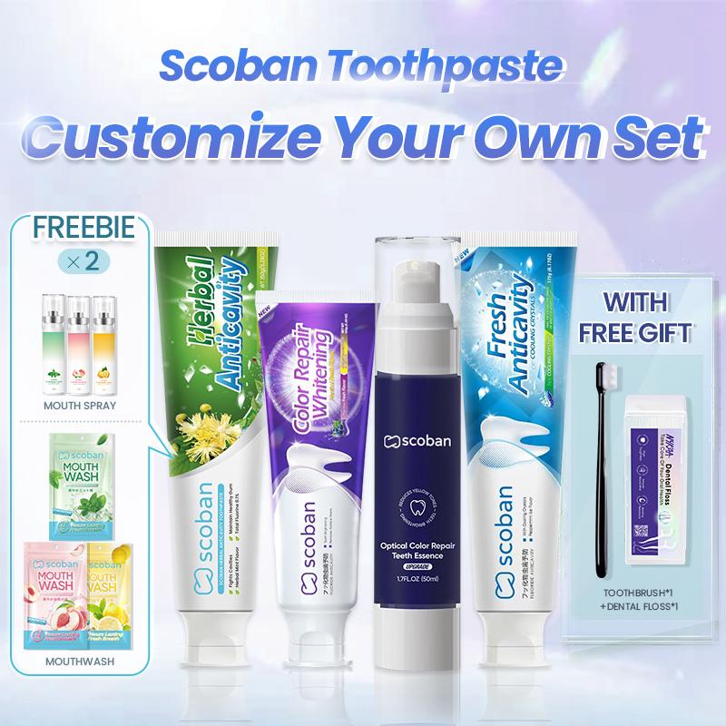 SCOBAN Custom Toothpaste Set – Choose Whitening, Deep Clean or - TikTok ...