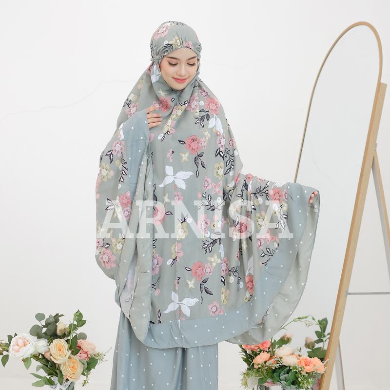 Mukena Jumbo Rayon Dewasa NEW TAZKIYA Rempel ARNISA - Shop | Tokopedia