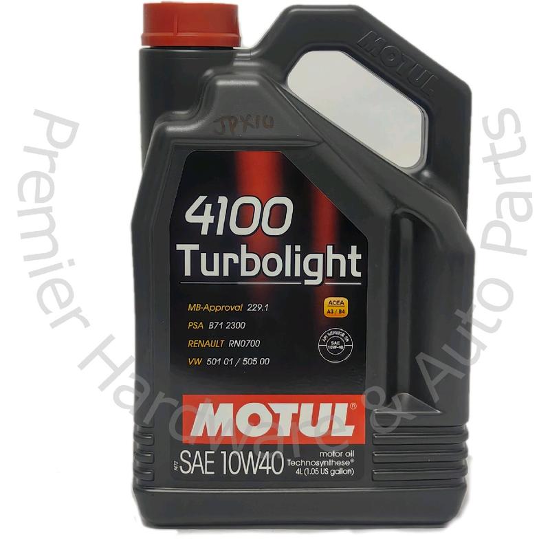 Motul 4100 Turbolight 10W-40 Semi Synthetic Engine oil 4L - TikTok Shop ...