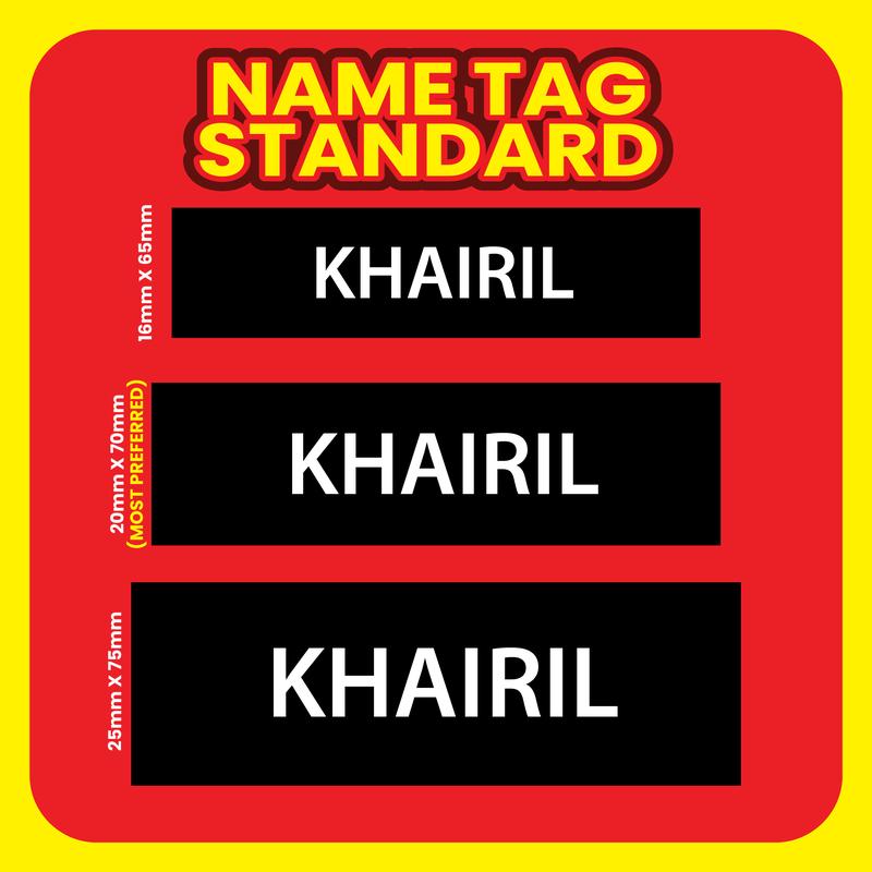 Name Tag Pin, Name Tag Magnet, Name Tag Engrave, Name Tag Penjawat ...