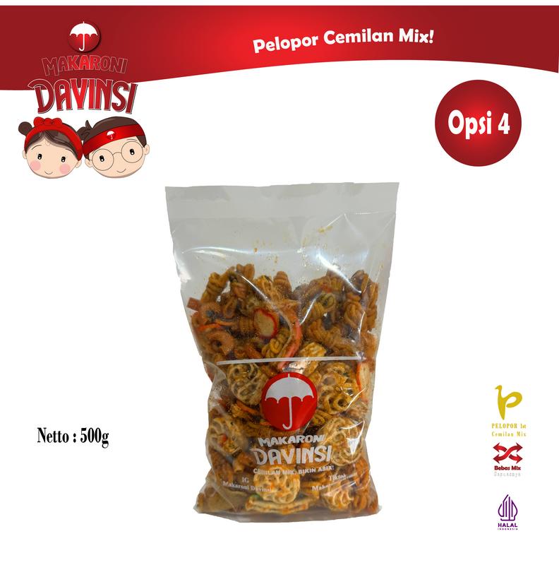 Makaroni Davinsi Bisa Request Cemilan Mix Kemasan 500g Opsi 4 - Shop ...