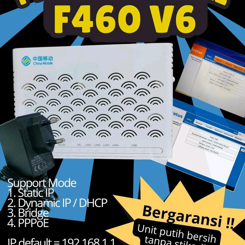 wifi F460 V6 unit saja Modems & Wireless Routers - Shop | Tokopedia