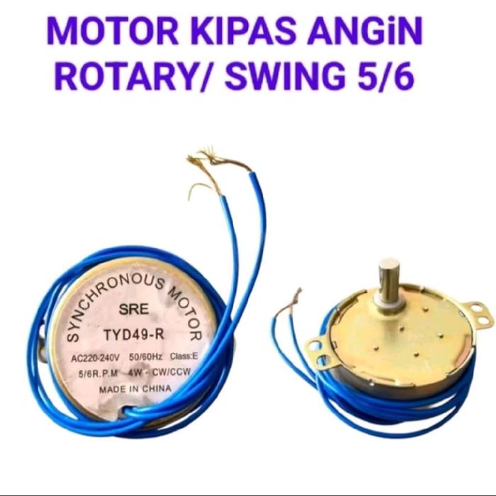 Jual SYNCHRONOUS MOTOR KIPAS ANGIN ROTARY SWING DINAMO KIPAS UNIVERSAL ...
