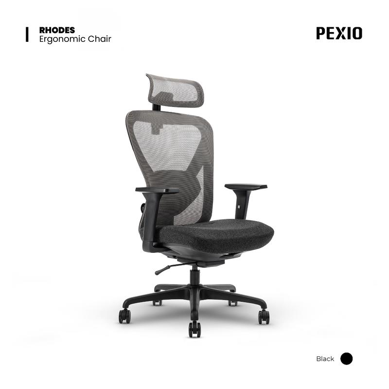 Pexio Rhodes Kursi Kantor Ergonomis With Footrest - Shop | Tokopedia