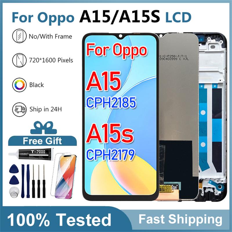 6.52 inch Compatible With For OPPO A15, A15s LCD CPH2185, CPH2179 ...