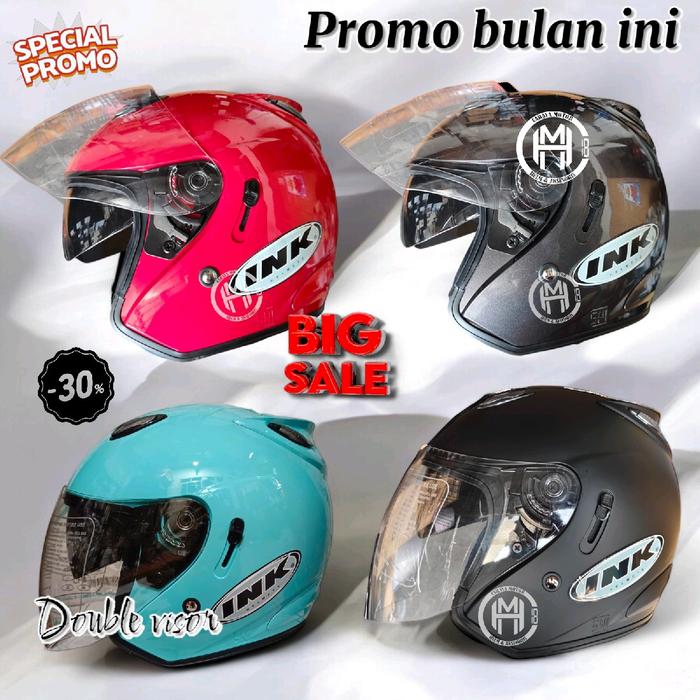 Jual HELM CENTRO DOUBLE VISOR/MODEL INK CENTRO FREE STIKER Motorcycle 2 ...