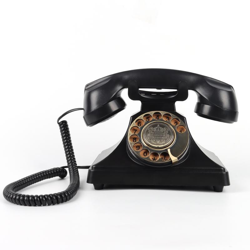 Buku Tetamu Audio Telefon Rakaman Hiasan Gaya Antik, Hitam, Sesuai ...
