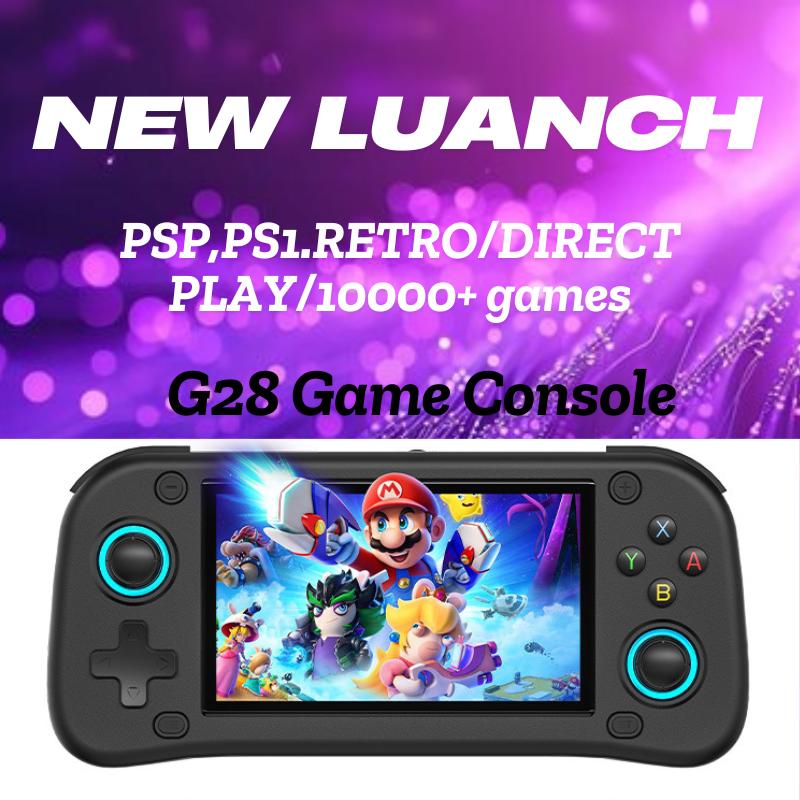 PSP G28 Game Console 4.3 Inch Support PSP, PS 1 & Retro Handheld ...